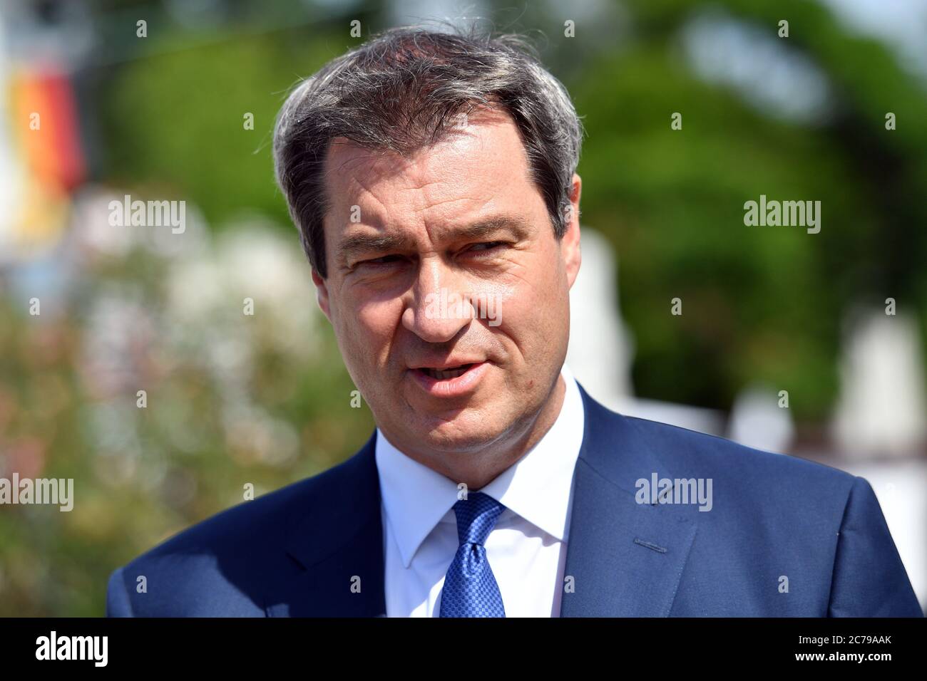 Markus SOEDER (Minister President of Bavaria and CSU Chairman), single ...
