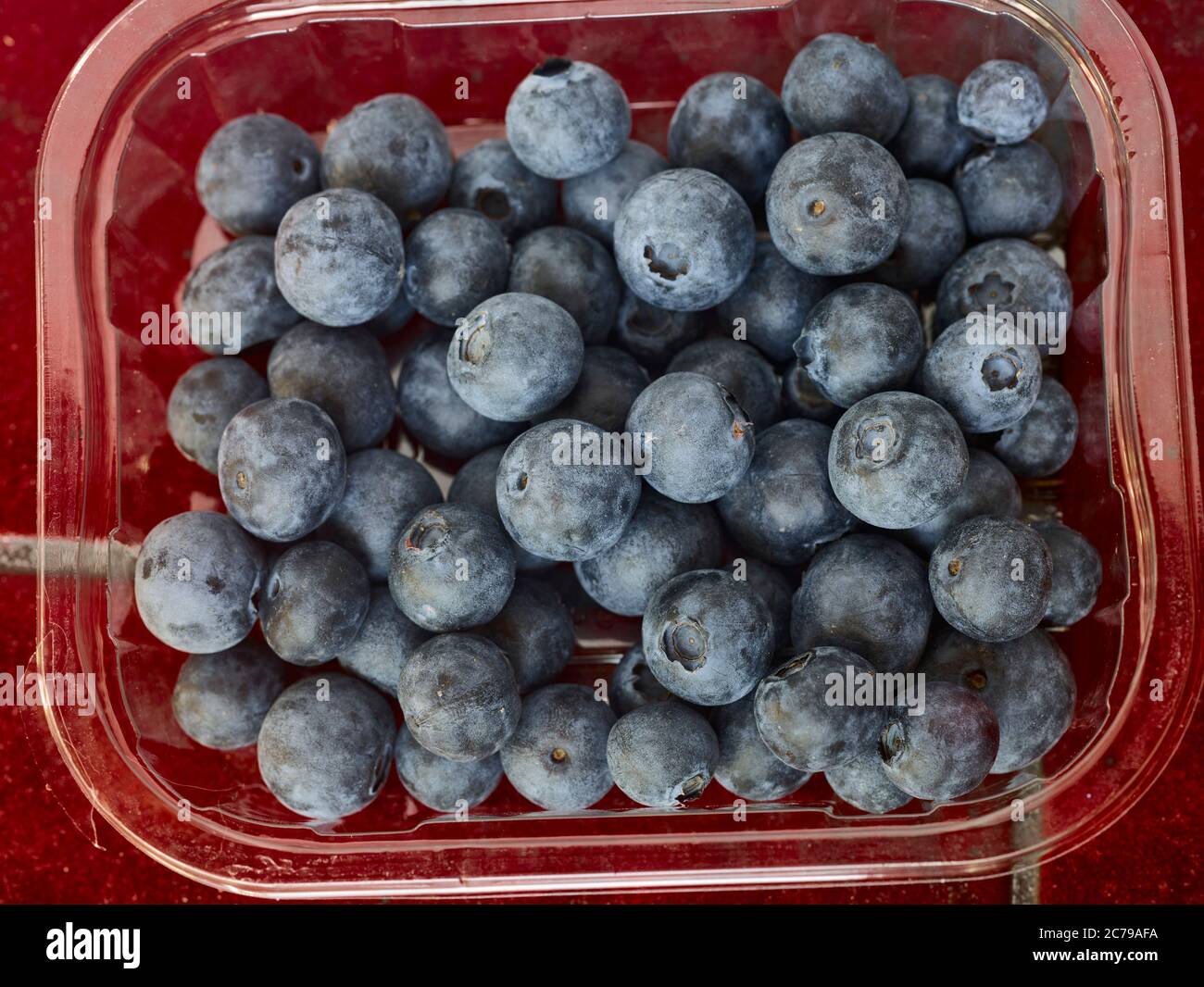 Punnet of Blueberries, food still-life portrait Stock Photo - Alamy