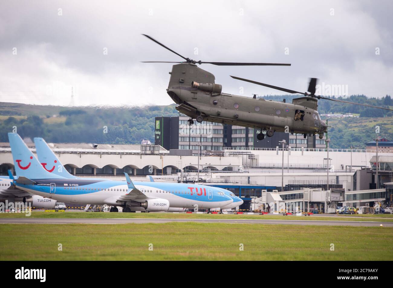 Glasgow, Scotland, UK. 15th July, 2020. Pictured: Royal Air Force ...