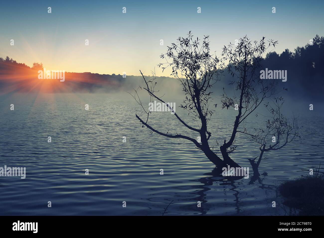 Fog over water hi-res stock photography and images - Alamy