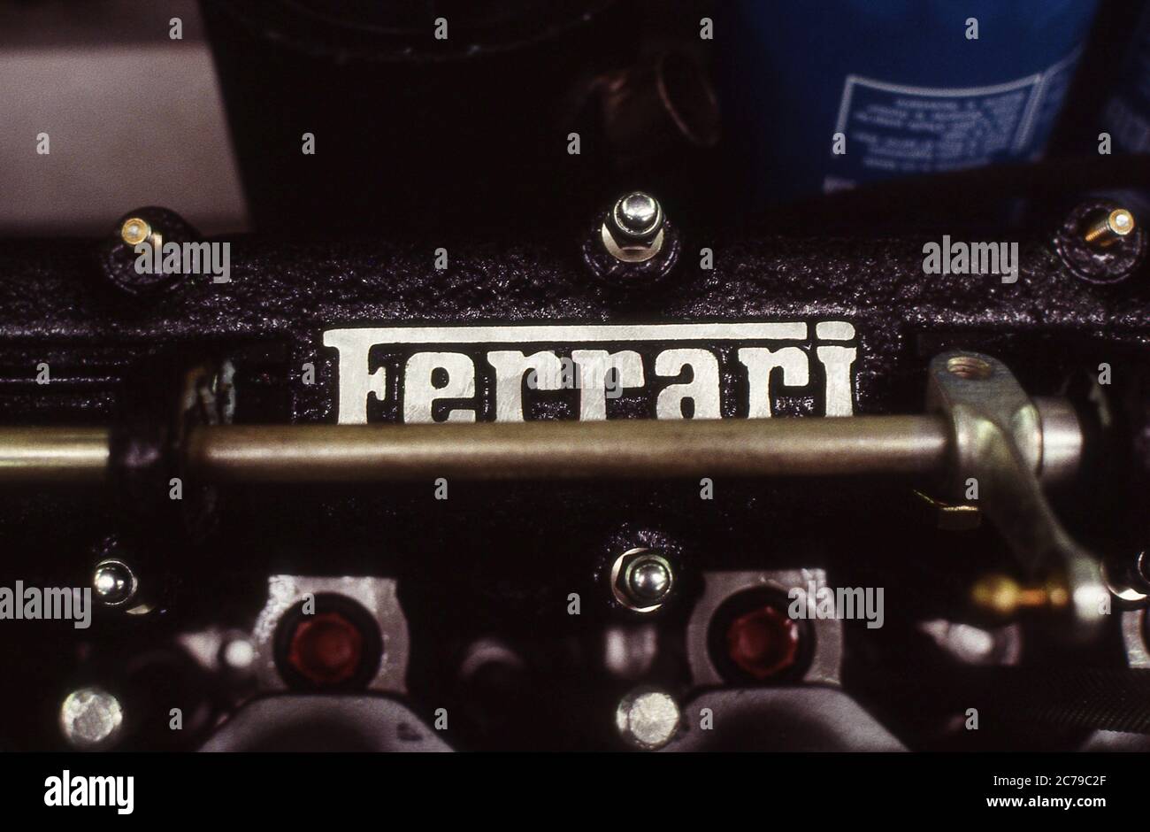 Ferrari 308 Production line in Ferrari factory in Maranello Italy1984 ...