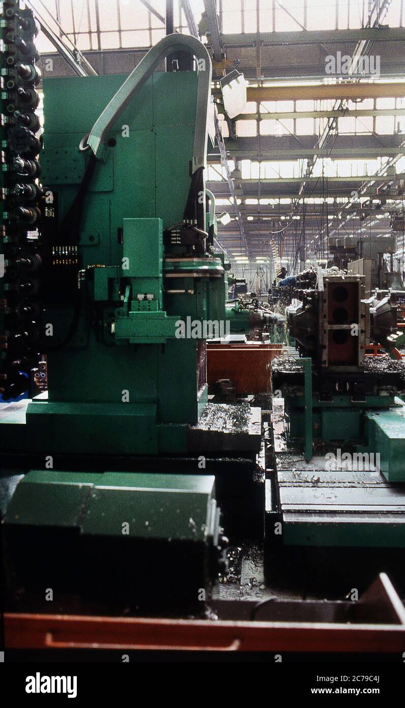 Ferrari 308 Production line in Ferrari factory in Maranello Italy1984 ...