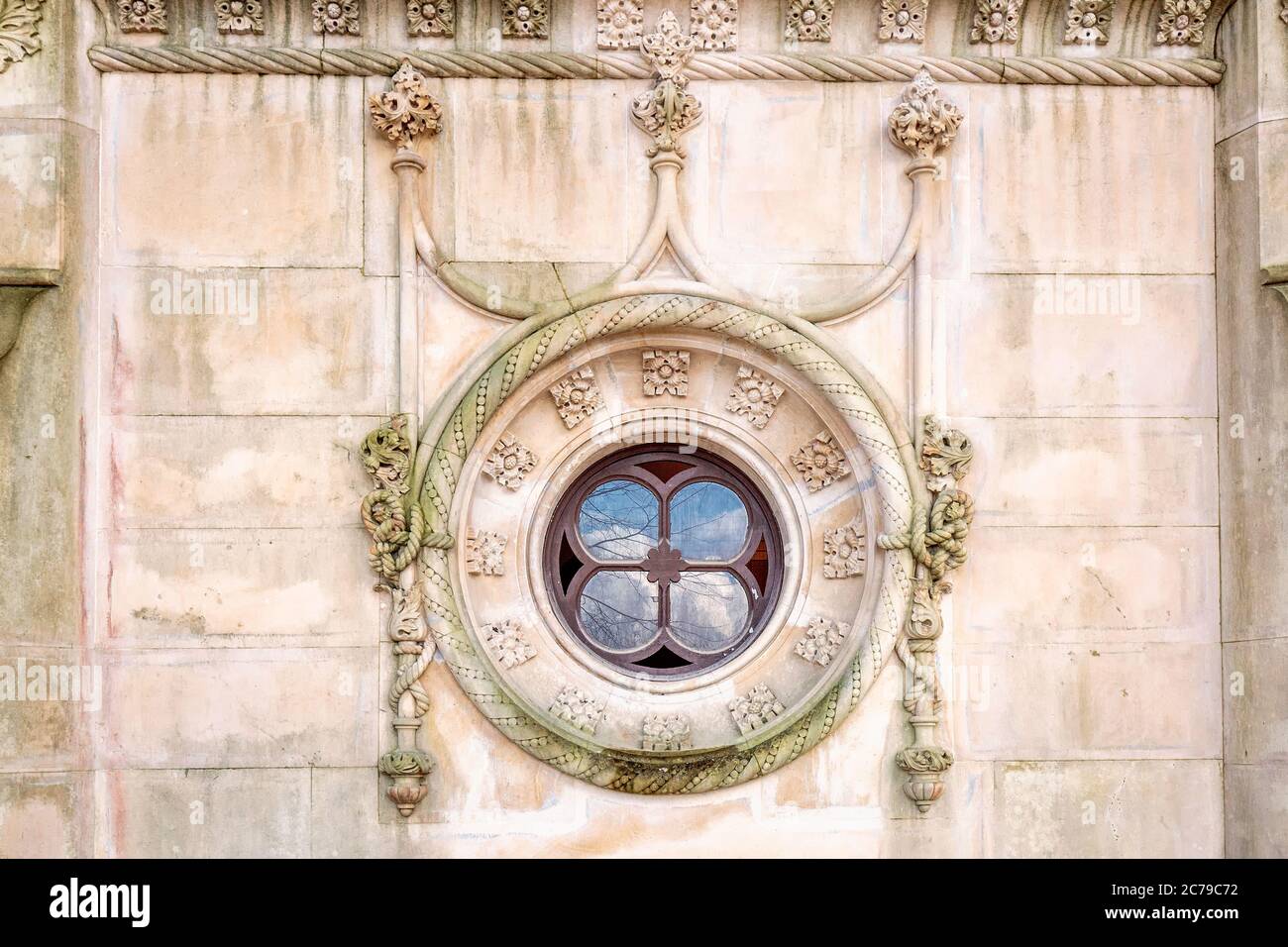 Colorful wooden window in the facade of a typical Portuguese house at ...