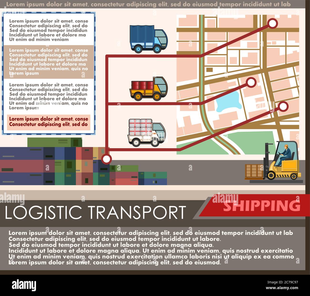 Warehousing and distribution services Stock Vector Images - Alamy