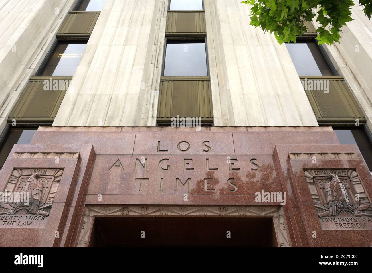 The historic headquarters of LA Times in downtown Los Angeles, CA Stock Photo - Alamy