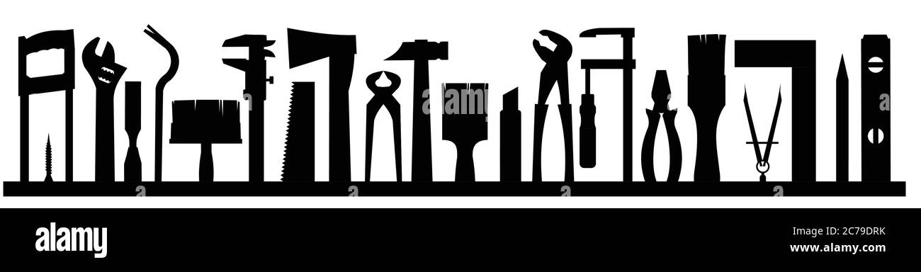 Handyman Silhouette Handyman Silhouette Stock Photos And Images