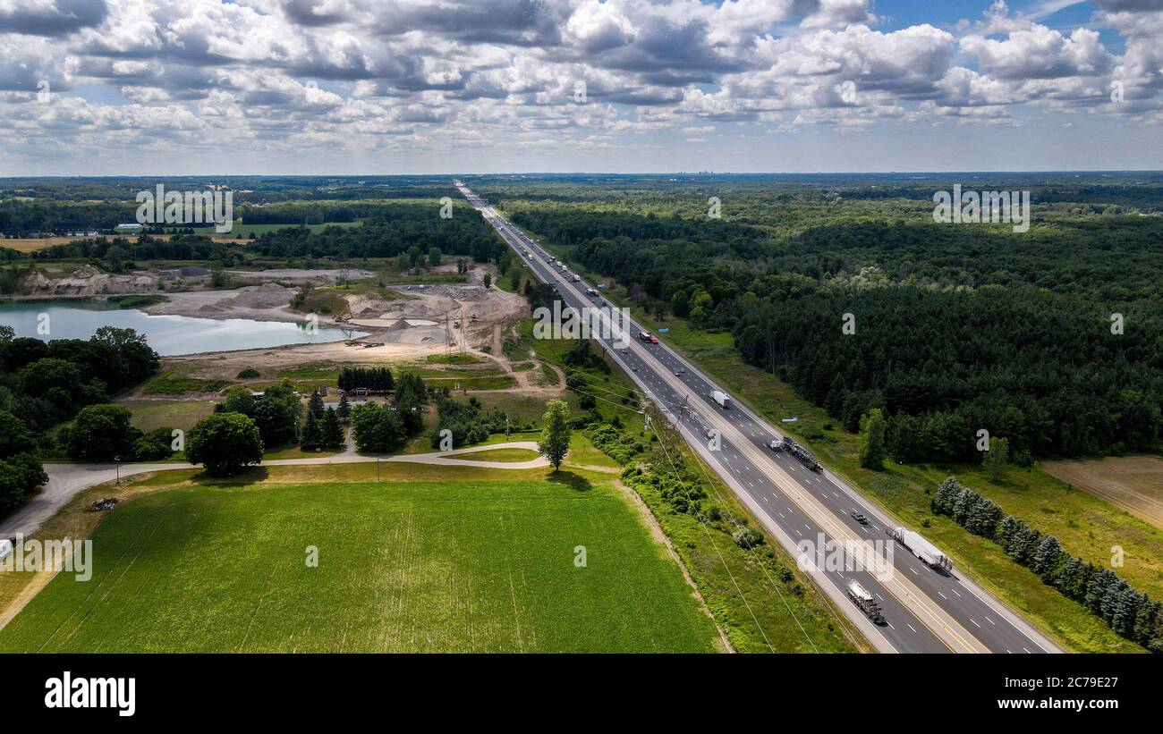 Highway 401 canada hi-res stock photography and images - Alamy