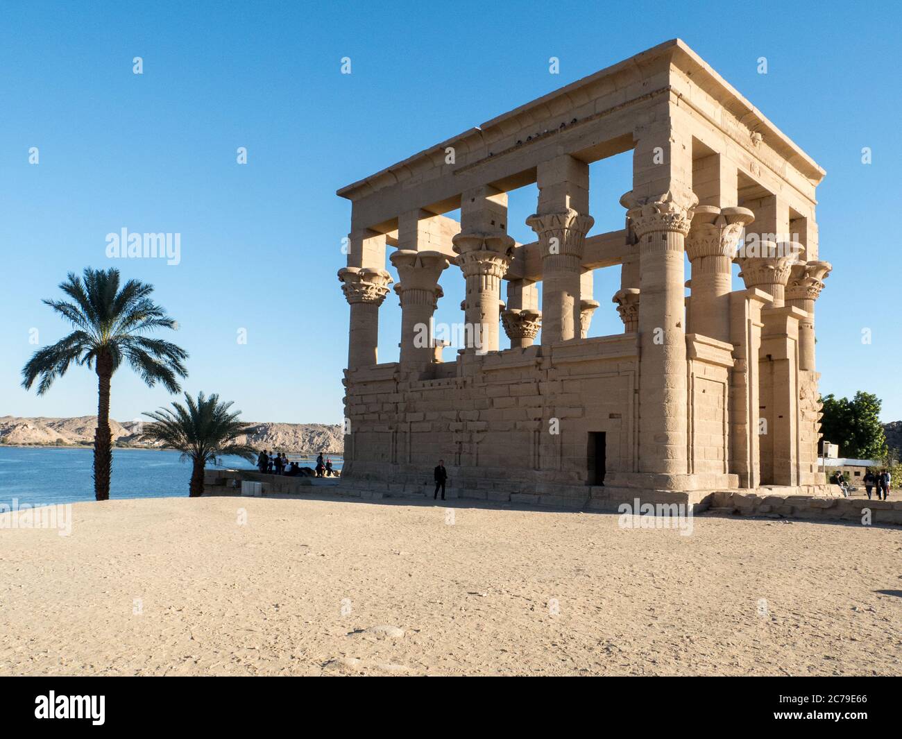 the ruins of a ancient temple in philae near aswan egypt Stock Photo ...