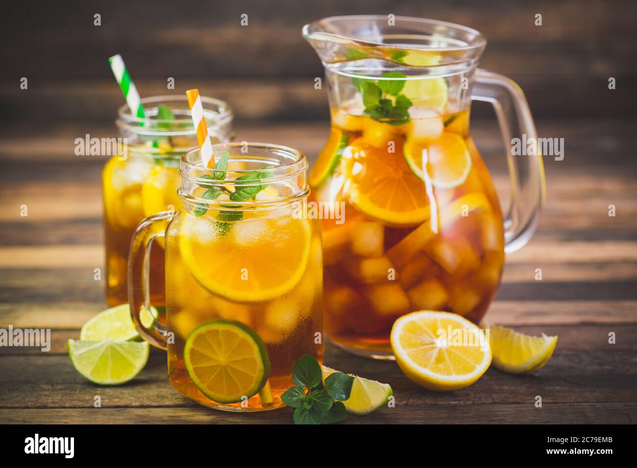 Ice tea pitcher hi-res stock photography and images - Alamy
