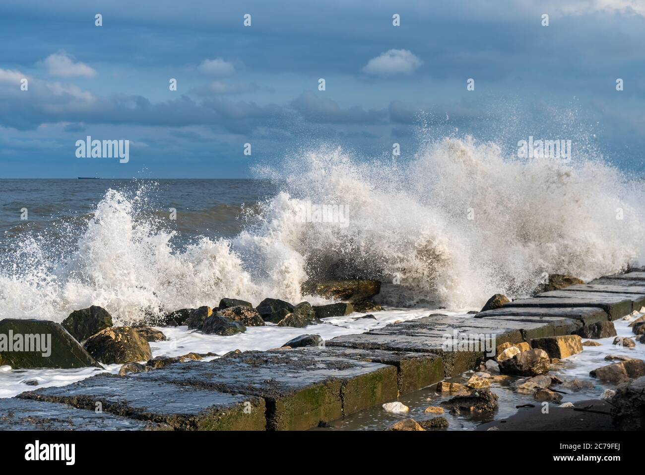 Big stormy waves on the black sea, Poti, Georgia Stock Photo - Alamy