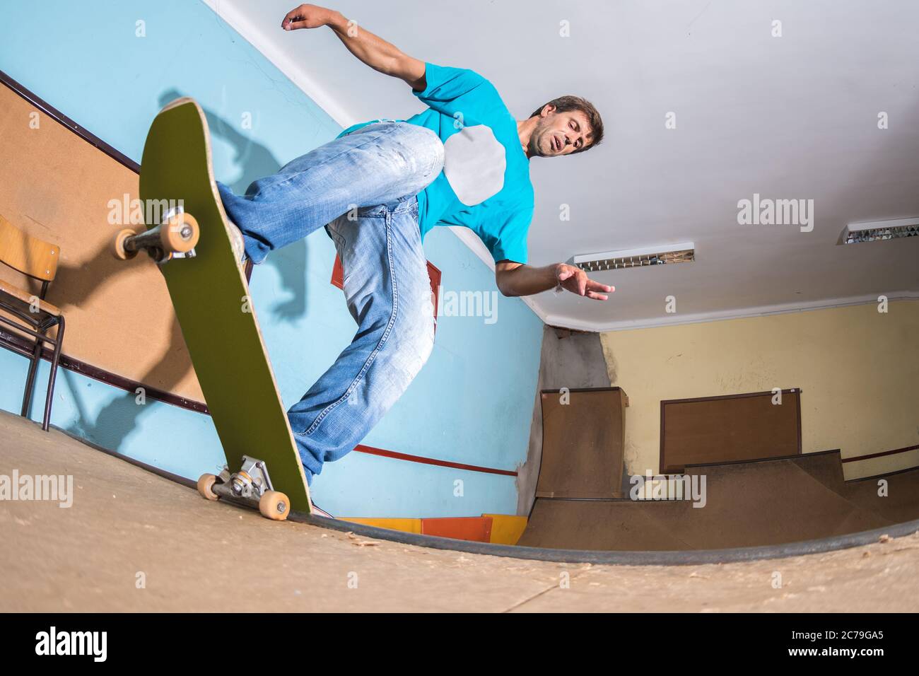 Indoor skate park hi-res stock photography and images - Alamy