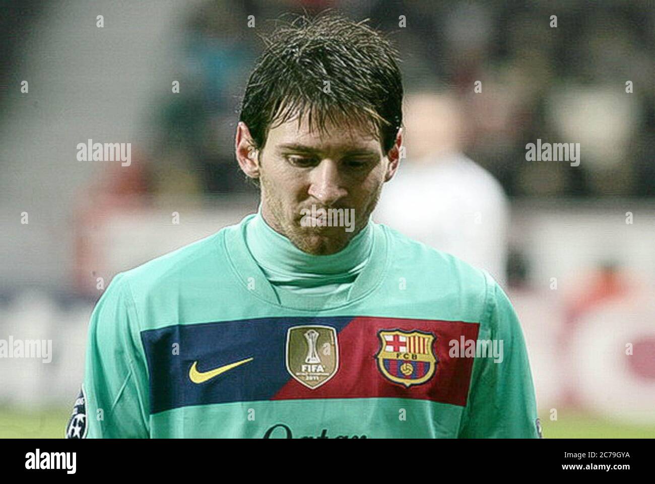 Lionel messi bayer leverkusen 2012 hi-res stock photography and images ...