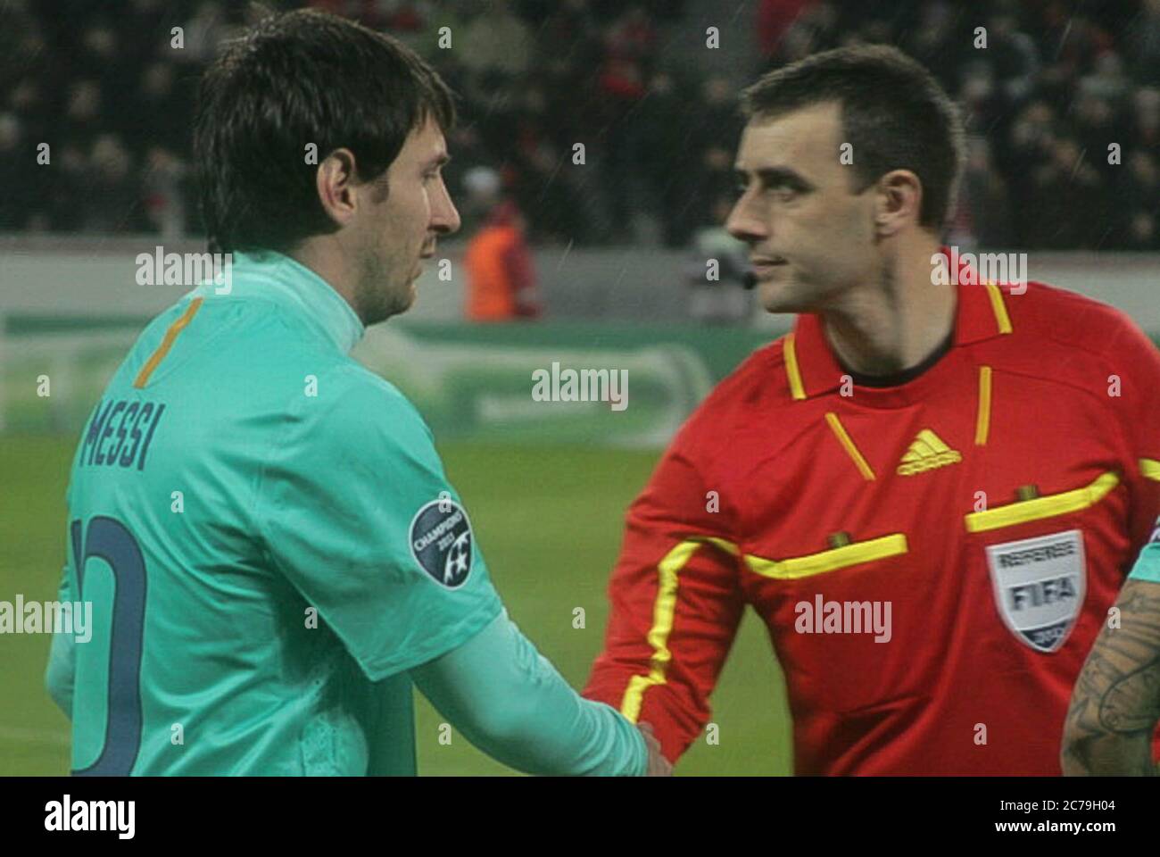 Lionel messi bayer leverkusen 2012 hi-res stock photography and images ...