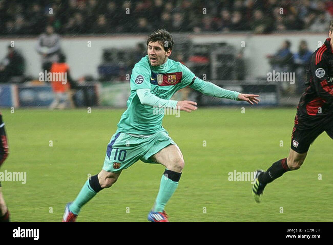Lionel messi bayer leverkusen 2012 hi-res stock photography and images ...
