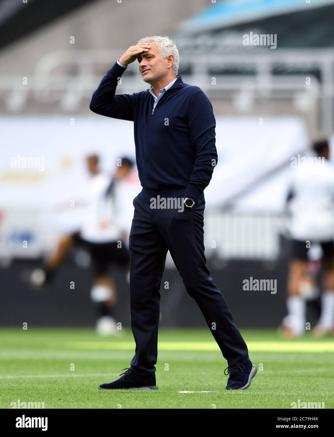 Tottenham Hotspur manager Jose Mourinho during the Premier League match ...