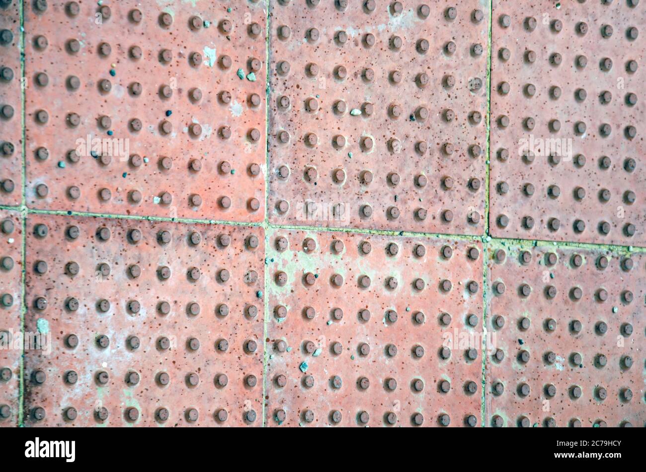 Block tactile paving for blind handicap. Tactile paving for blind ...