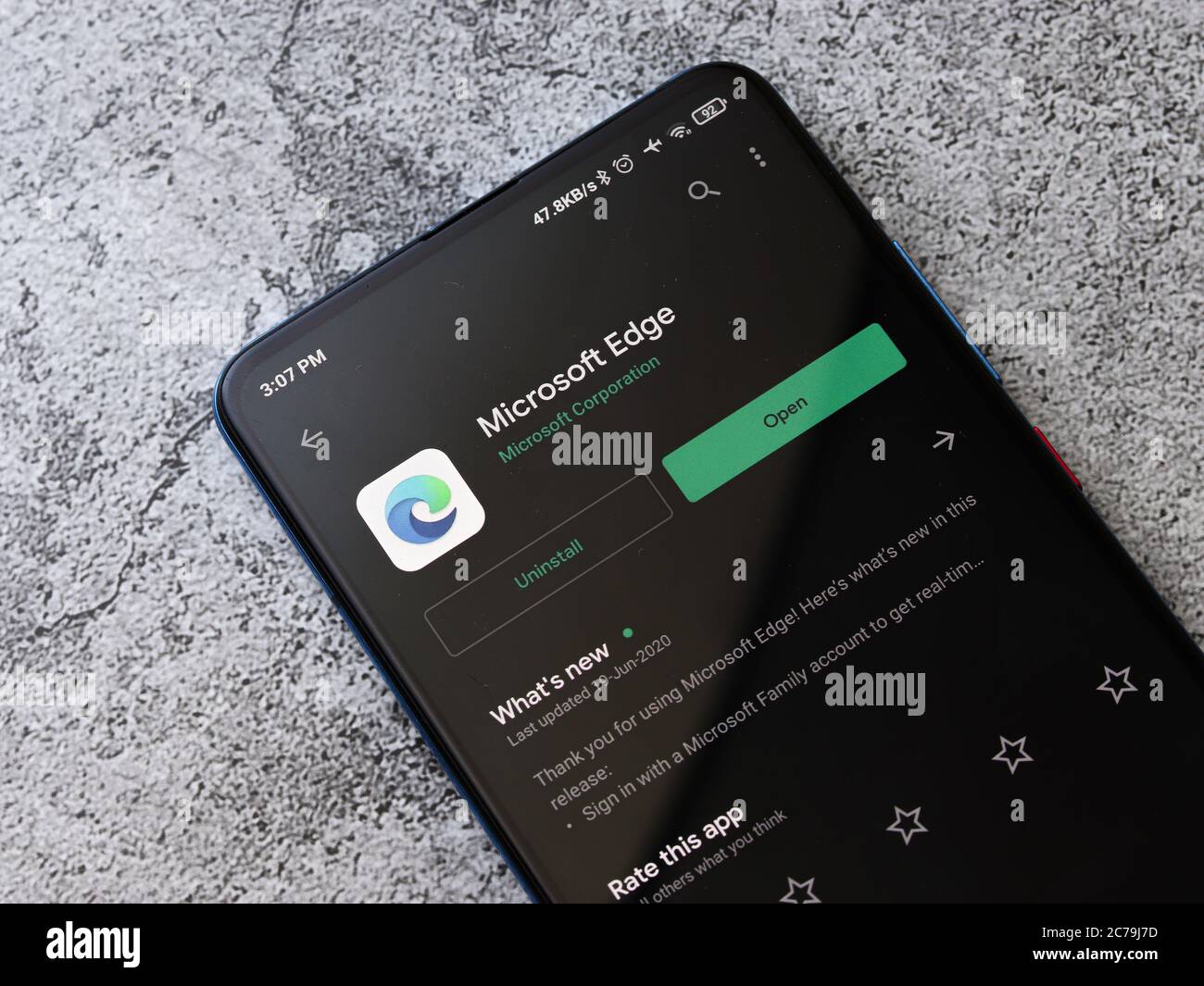 Microsoft edge symbol hi-res stock photography and images - Alamy