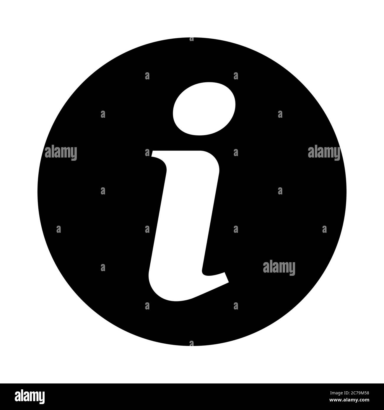 Info Icon Black