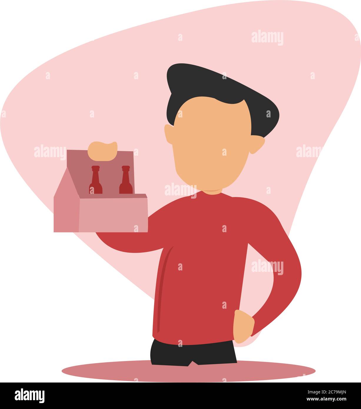 Bottles tasty drink Stock Vector Images - Alamy