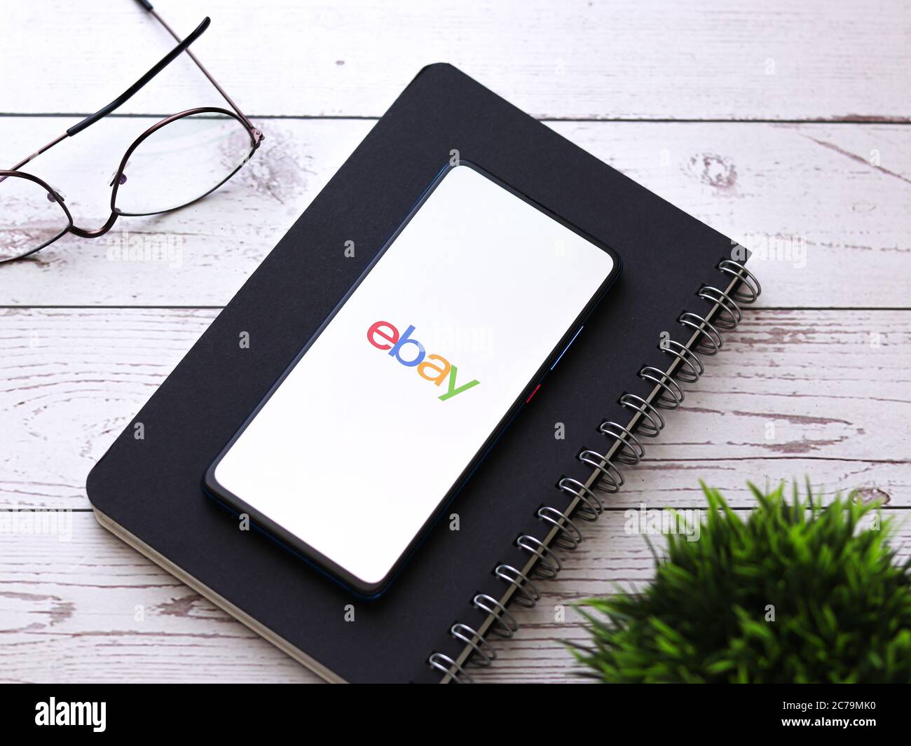 Assam, india - July 9, 2020 : Ebay a online shopping app worldwide ...