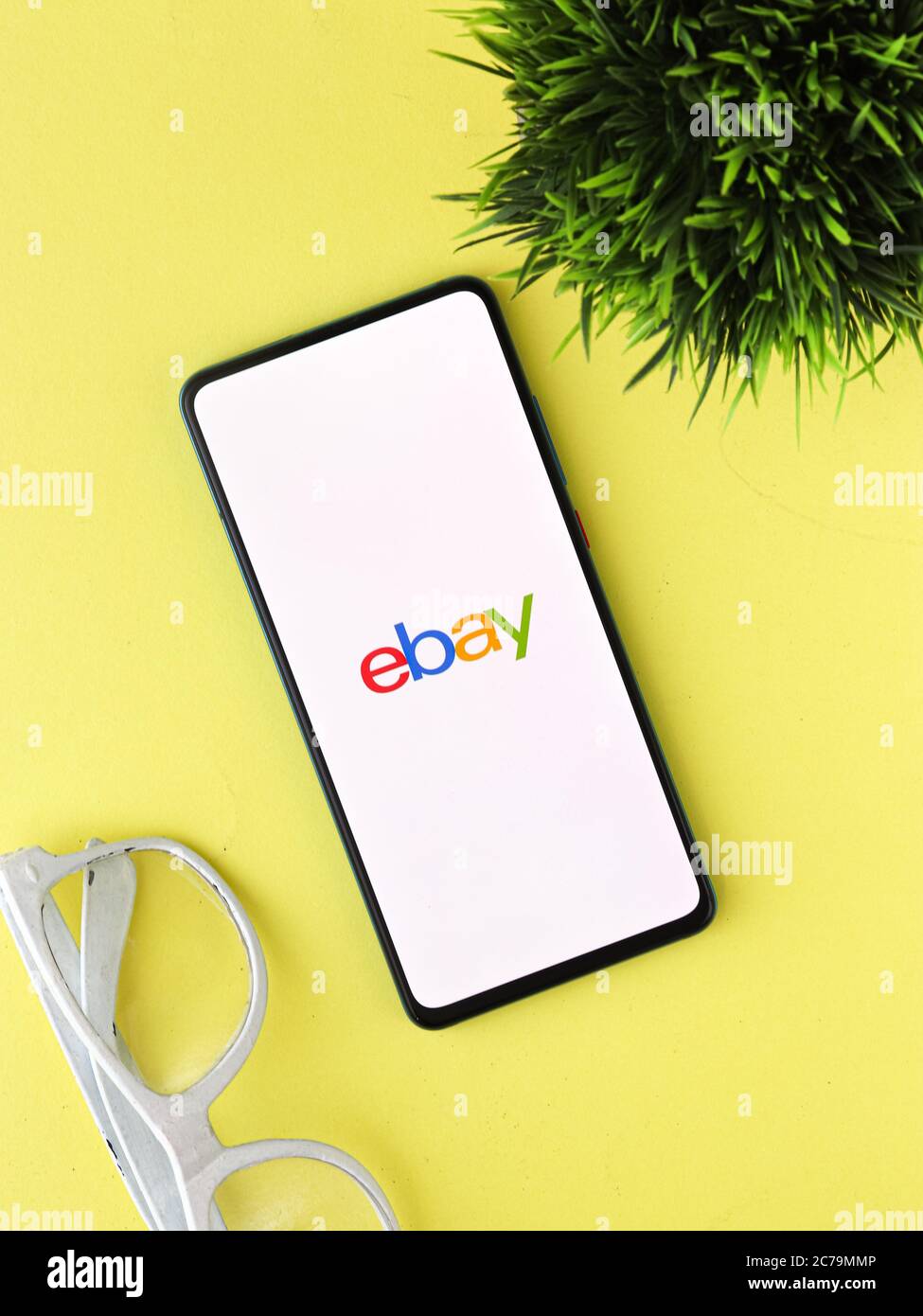 Assam, india - July 9, 2020 : Ebay a online shopping app worldwide ...