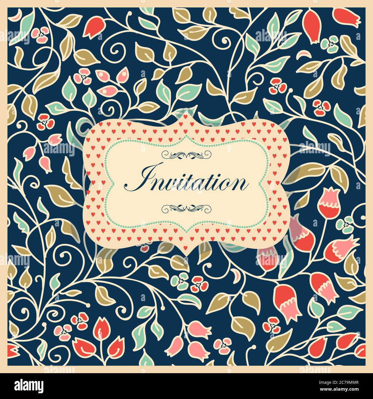 Template greeting card, invitation and advertising banner, brochure ...