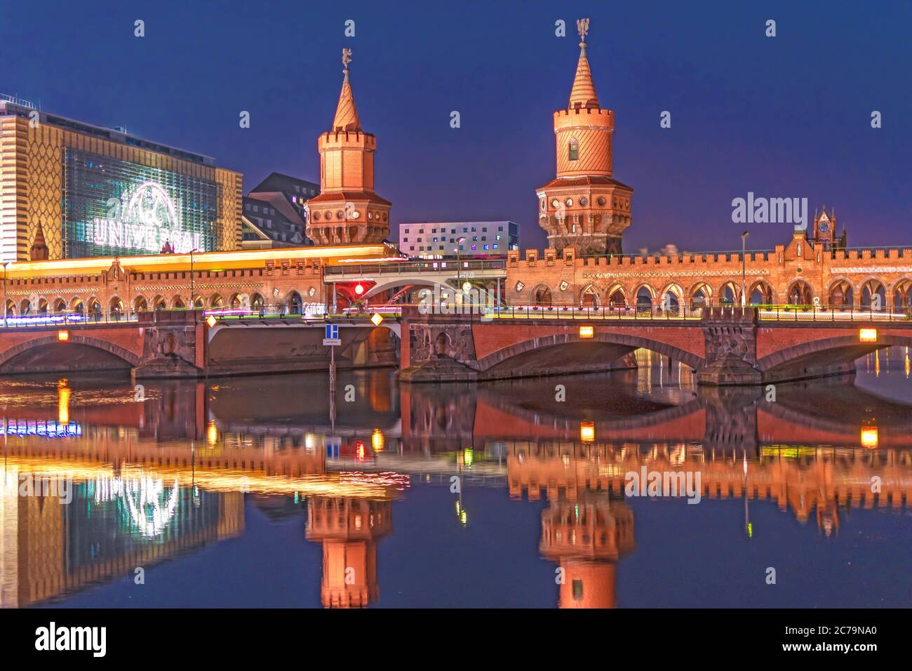 Berlin, Germany January-11-2020, Oberbaumbidge and Universal Music ...