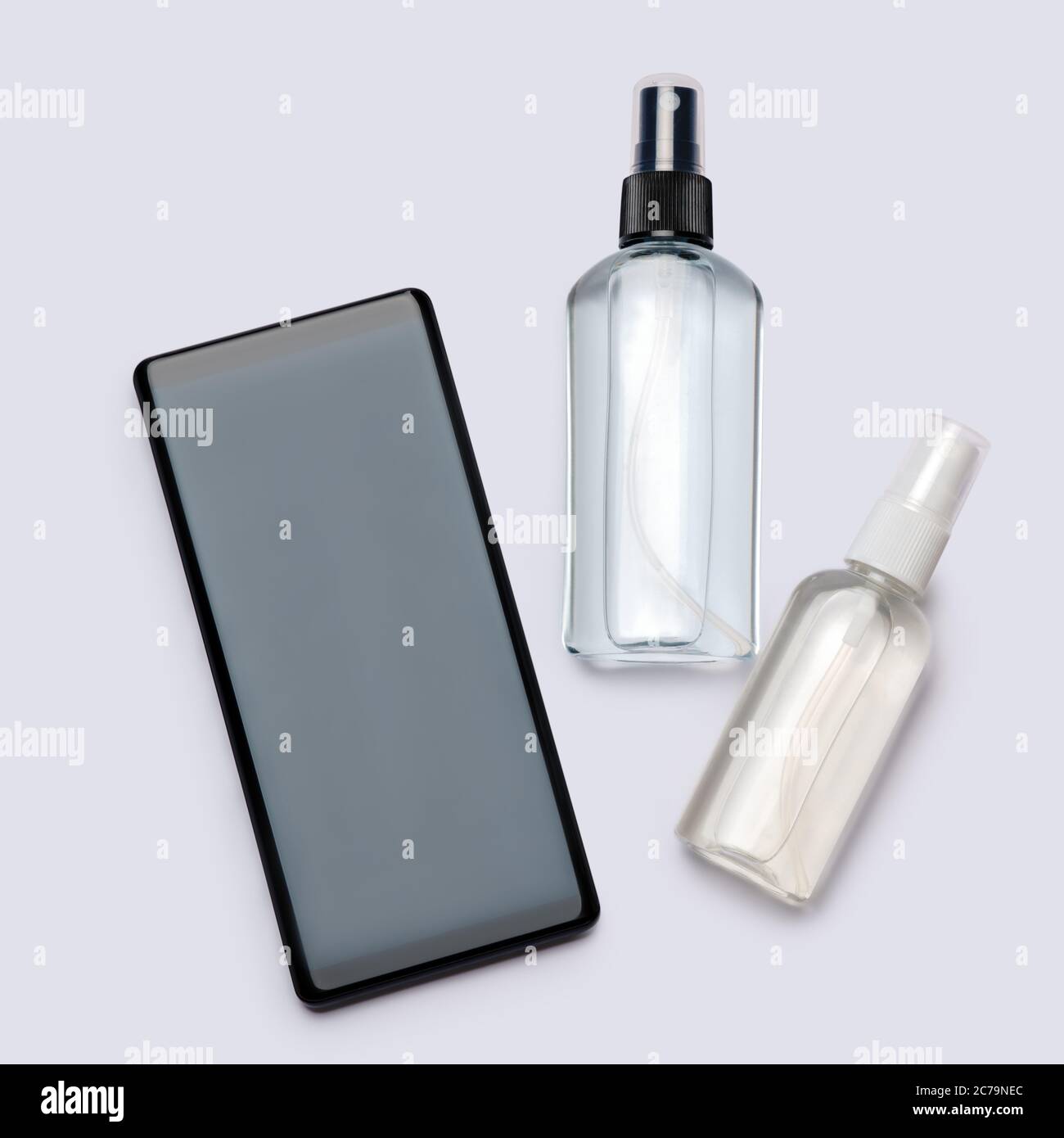 Protection or sanitation against viruses or germs - mobile phone ...