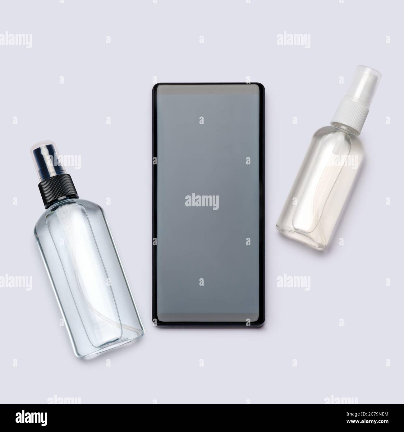 Protection or sanitation against viruses or germs - mobile phone ...