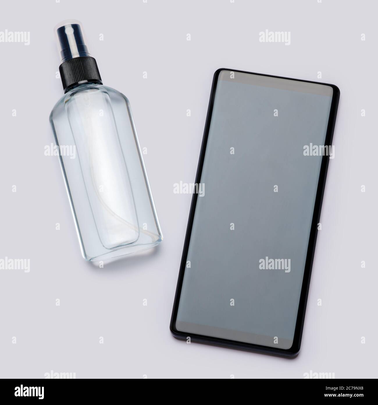 Protection or sanitation against viruses or germs - mobile phone ...