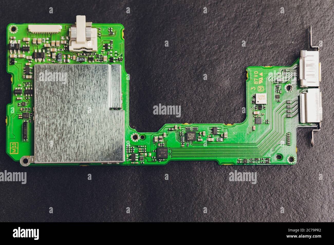 Electronic boards from a compact camera DSLR Stock Photo - Alamy