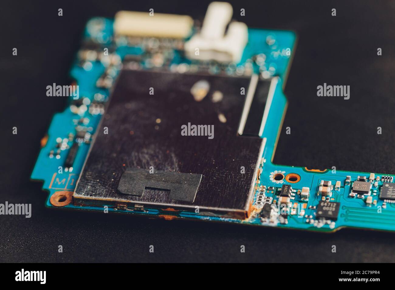 Electronic boards from a compact camera DSLR Stock Photo - Alamy