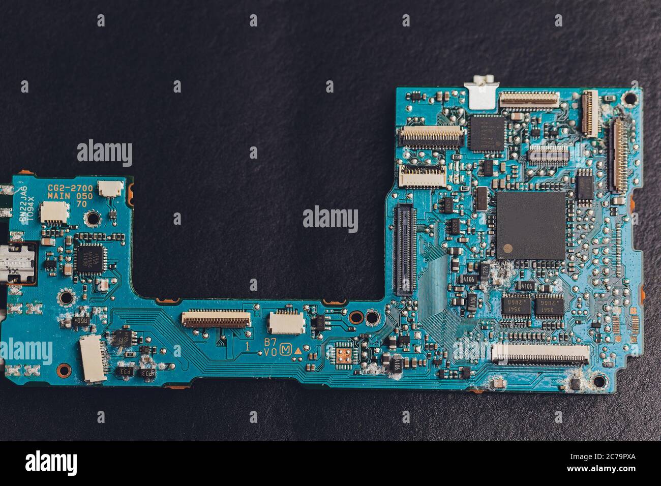 Electronic boards from a compact camera DSLR Stock Photo - Alamy