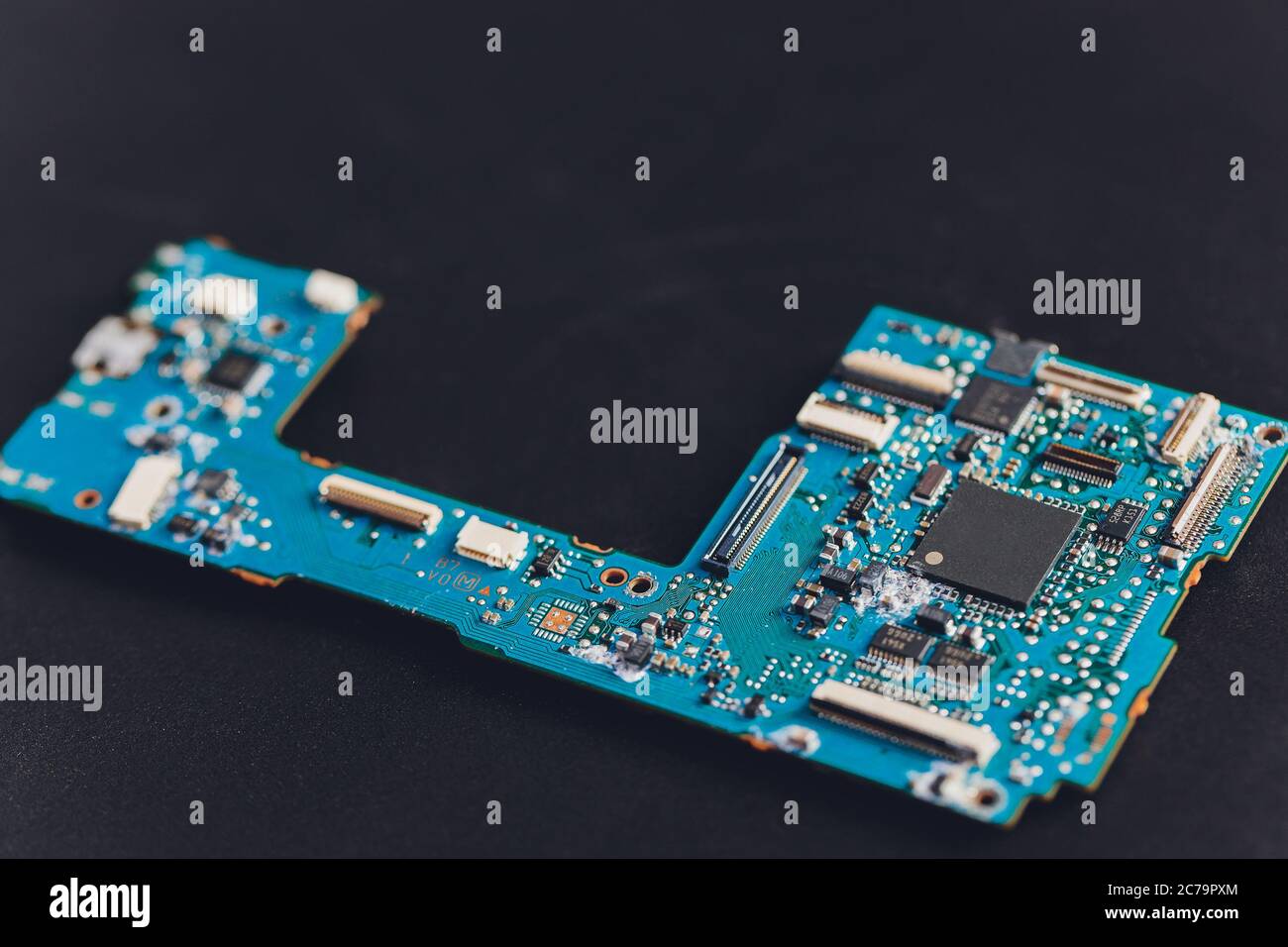 Electronic boards from a compact camera DSLR Stock Photo - Alamy