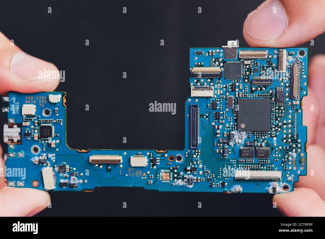 Circuit boards hand hi-res stock photography and images - Alamy