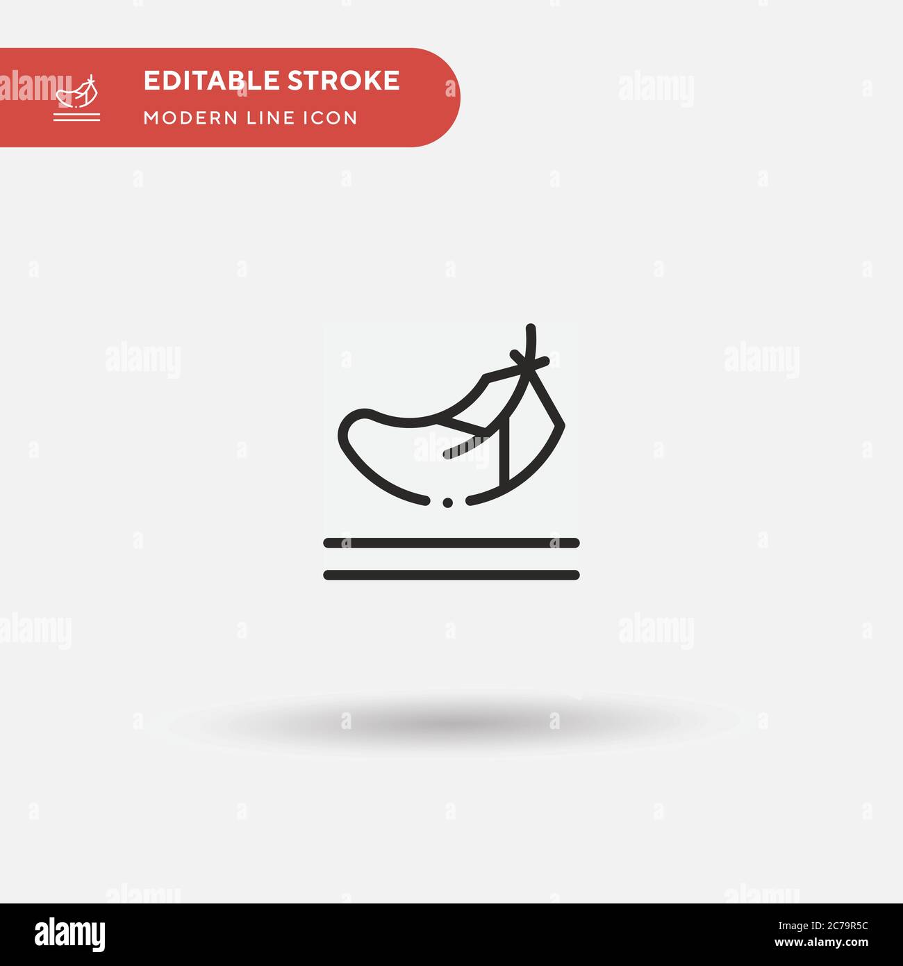 Feather Simple vector icon. Illustration symbol design template for web ...