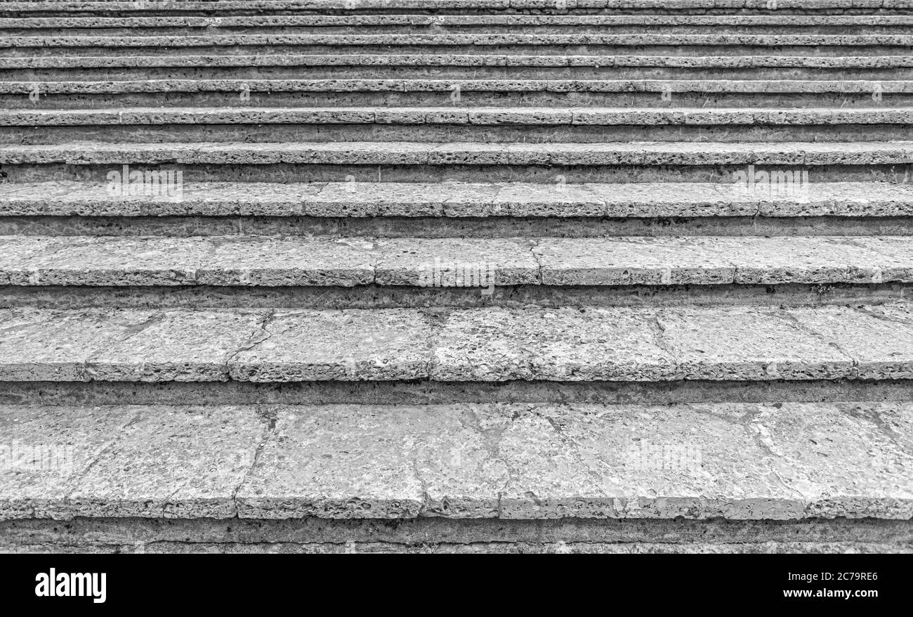 Steps of an old stone staircase close up Stock Photo - Alamy