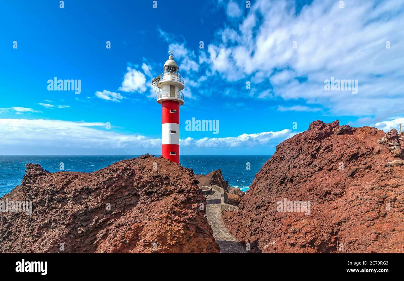 Punta de Teno lighthouse Stock Photo - Alamy