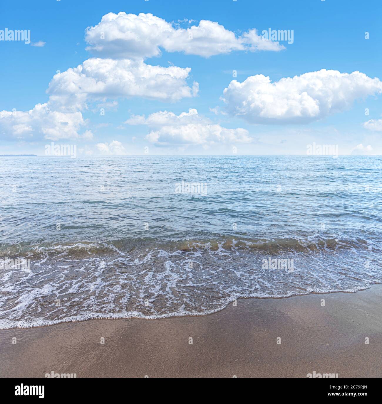 Seascape at sunset Stock Photo - Alamy