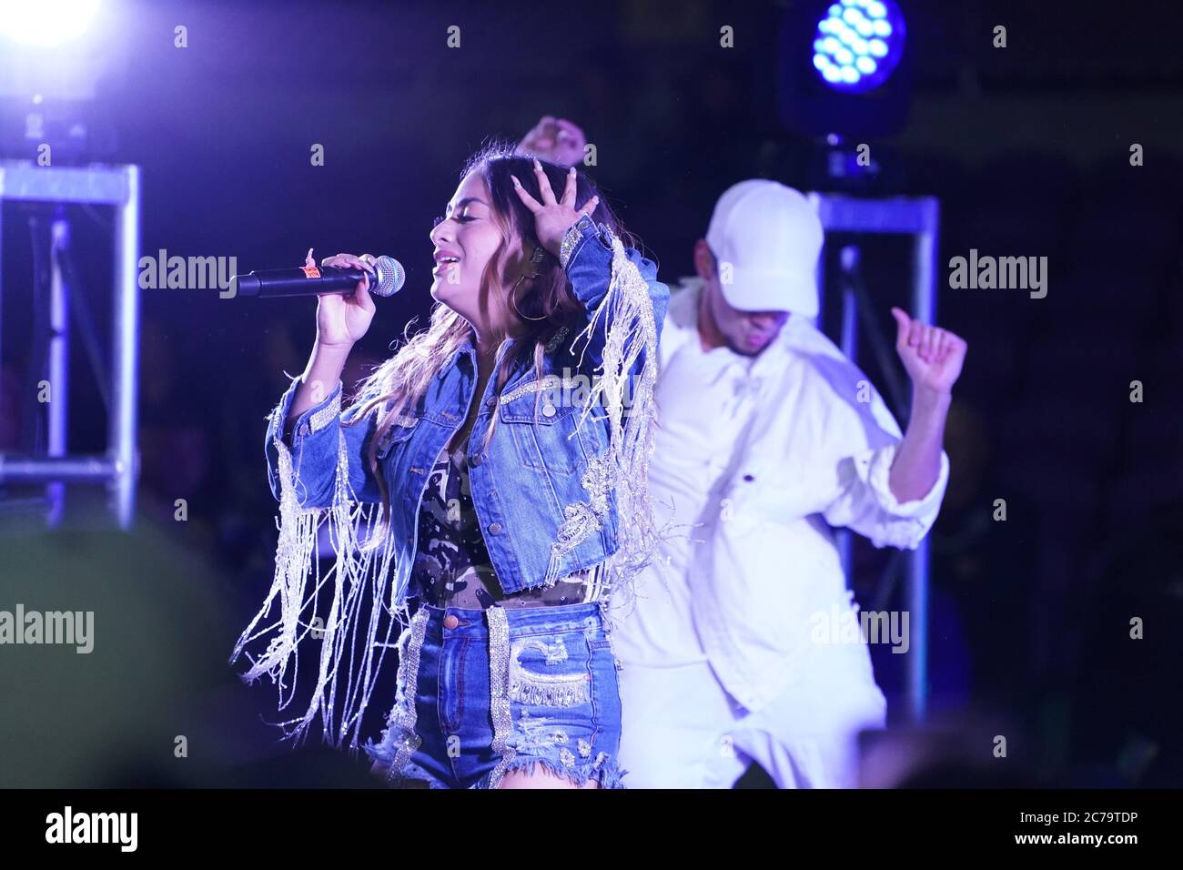 Singer Ally Brooke Post Match Concert Presented by Pepsi at Exploria ...