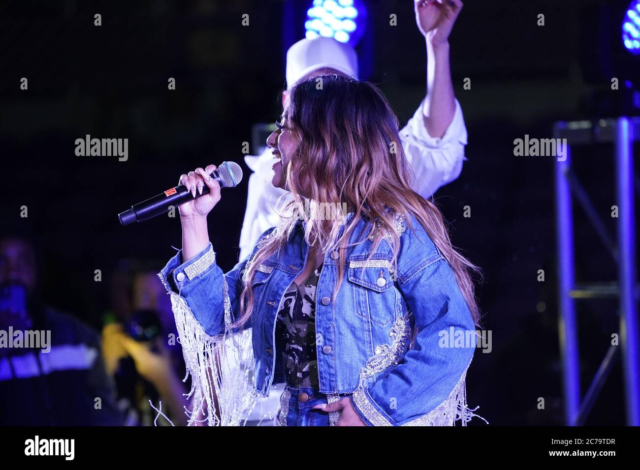 Singer Ally Brooke Post Match Concert Presented by Pepsi at Exploria ...