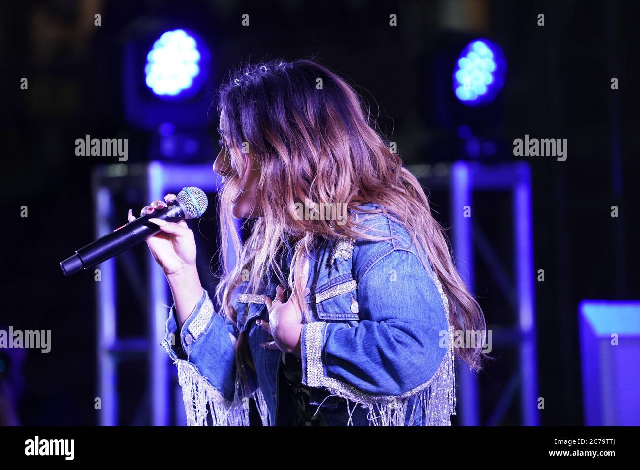 Singer Ally Brooke Post Match Concert Presented by Pepsi at Exploria ...