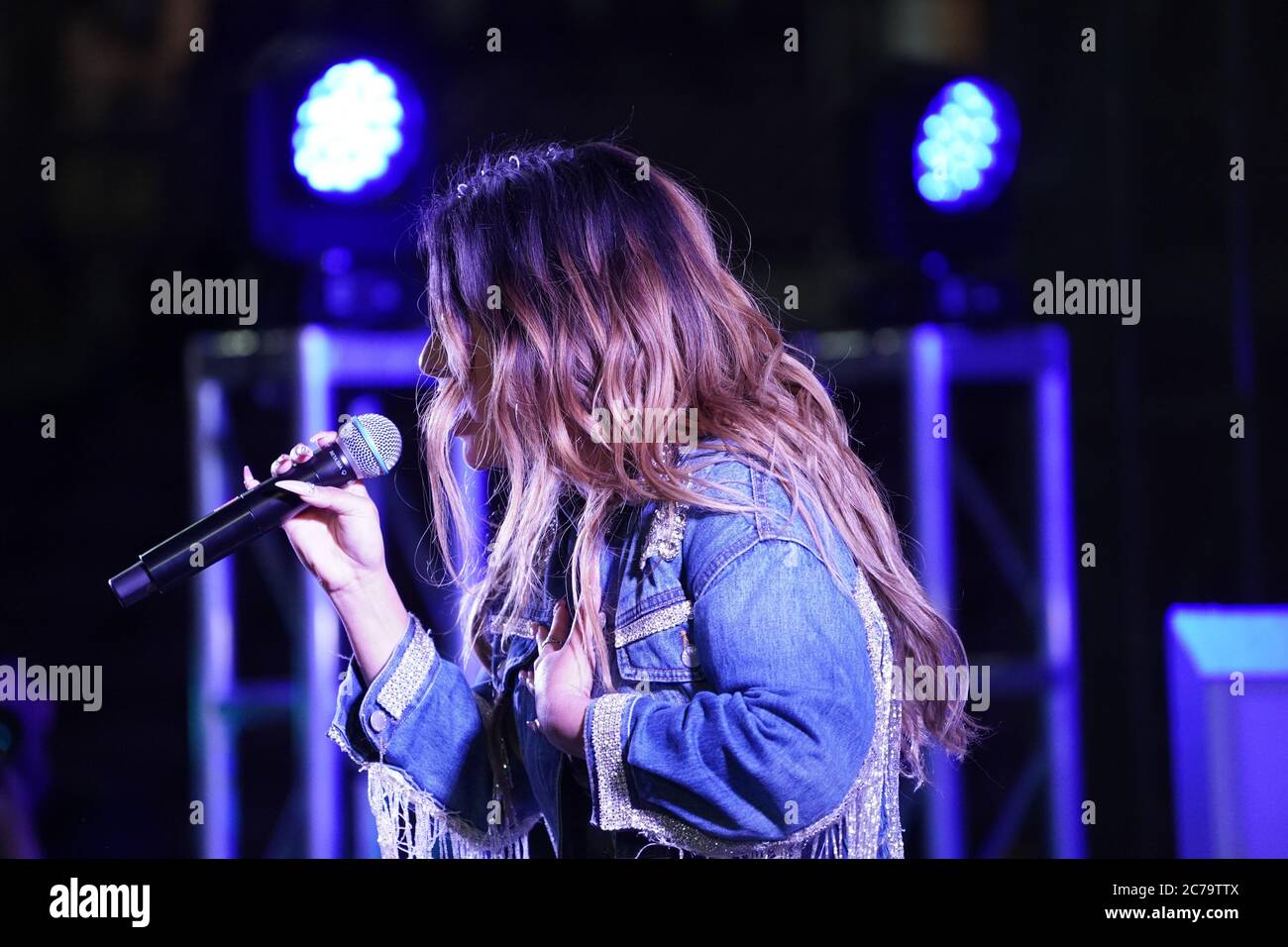 Singer Ally Brooke Post Match Concert Presented by Pepsi at Exploria ...