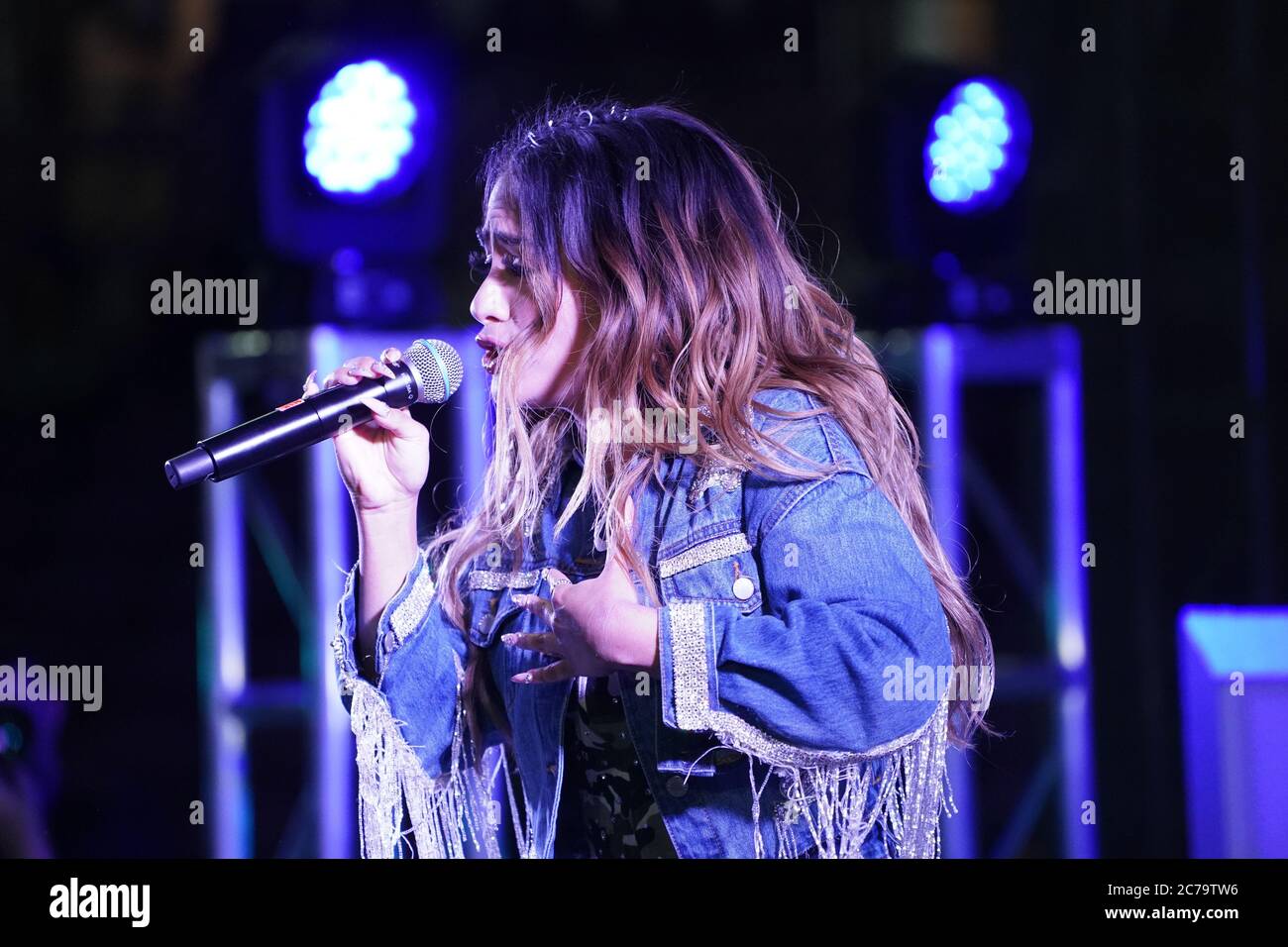 Singer Ally Brooke Post Match Concert Presented by Pepsi at Exploria ...