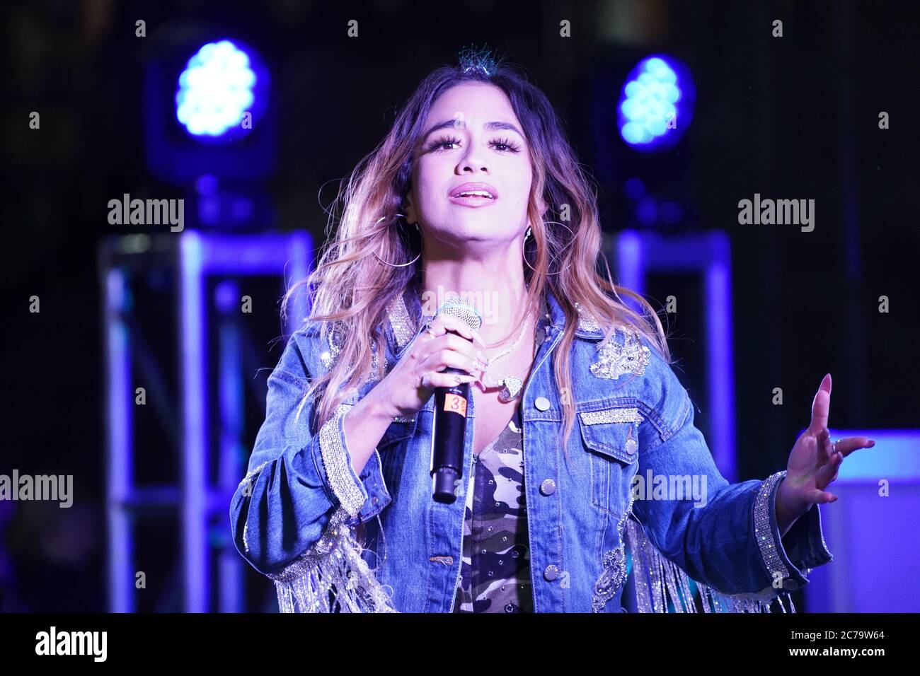 Singer Ally Brooke Post Match Concert Presented by Pepsi at Exploria ...