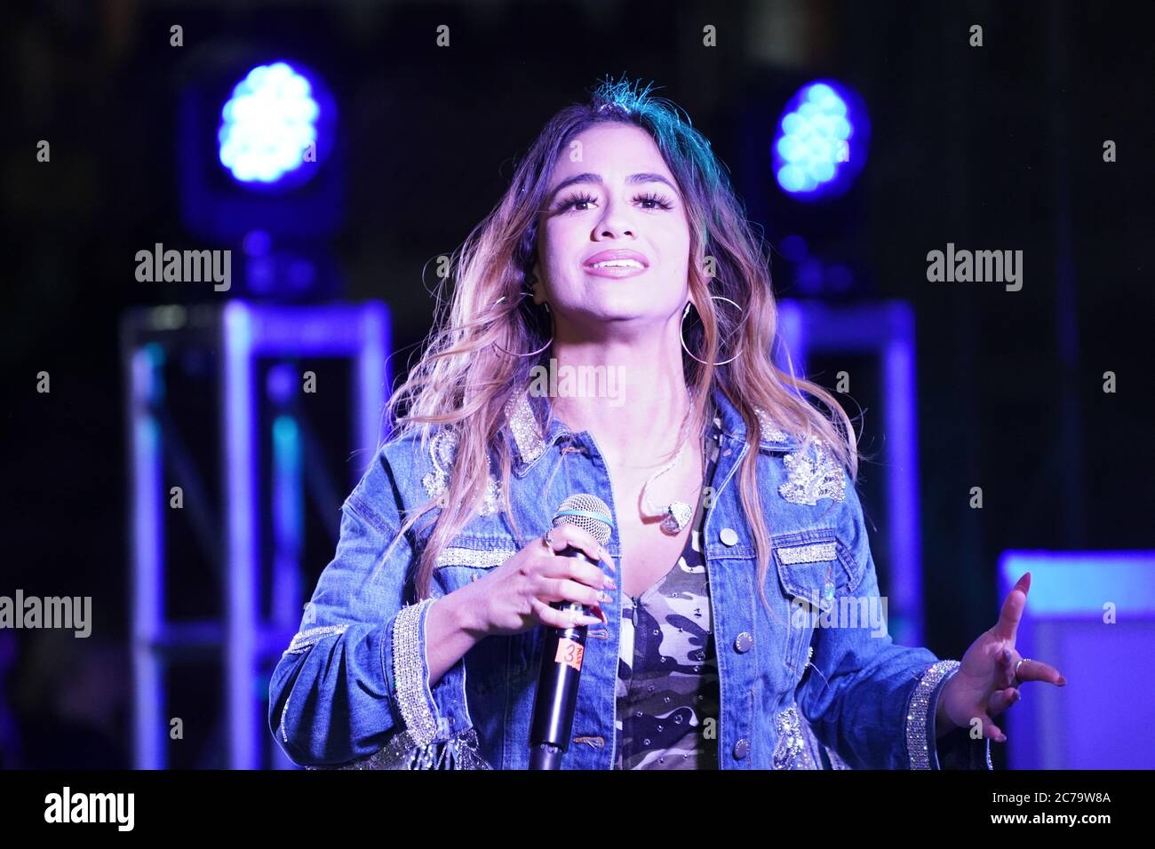 Singer Ally Brooke Post Match Concert Presented by Pepsi at Exploria ...
