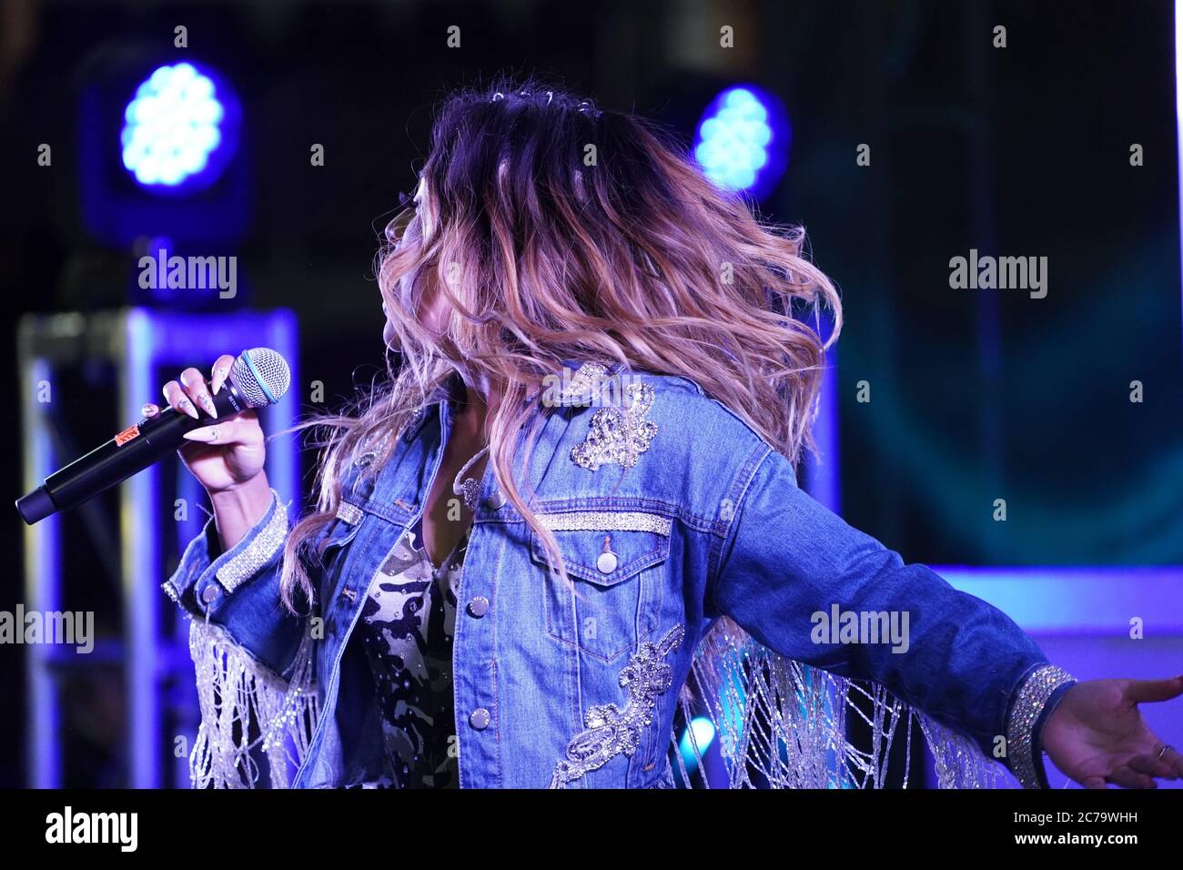 Singer Ally Brooke Post Match Concert Presented by Pepsi at Exploria ...