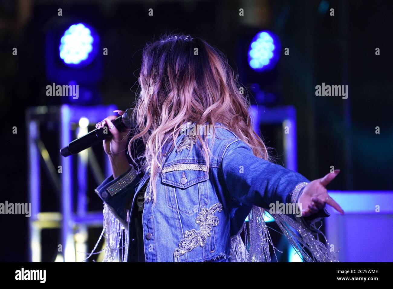 Singer Ally Brooke Post Match Concert Presented by Pepsi at Exploria ...