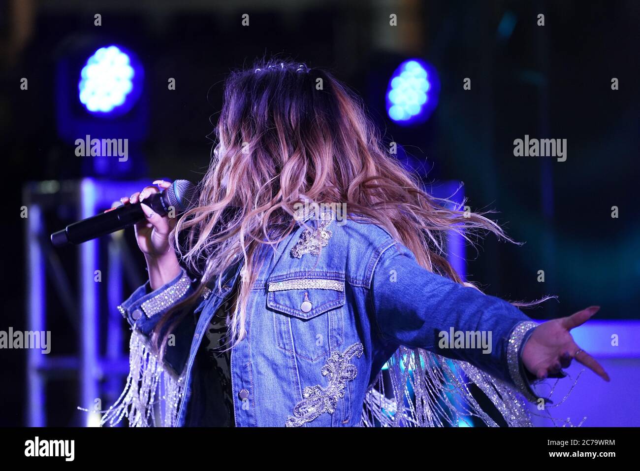 Singer Ally Brooke Post Match Concert Presented by Pepsi at Exploria ...