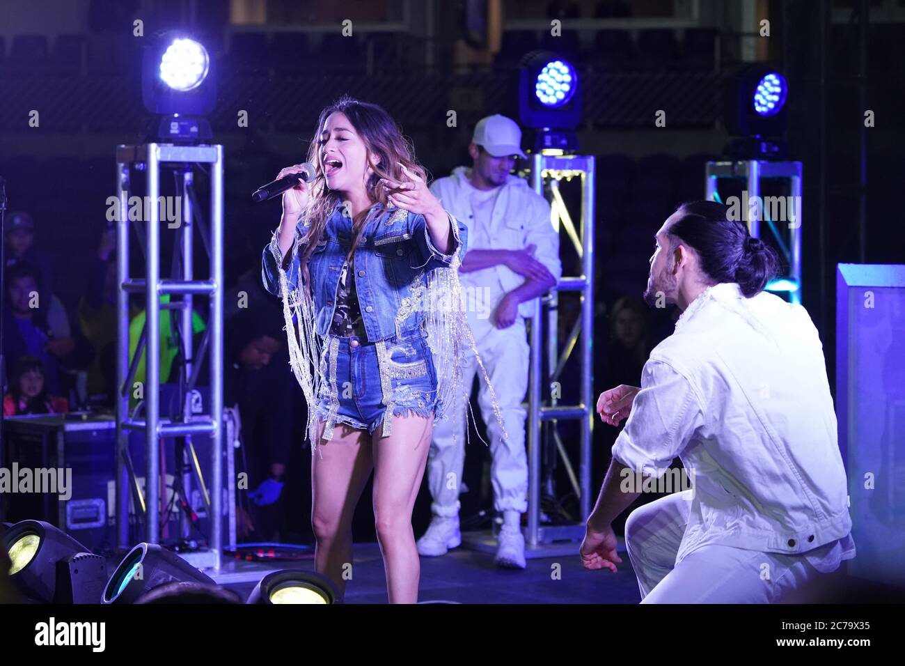 Singer Ally Brooke Post Match Concert Presented by Pepsi at Exploria ...